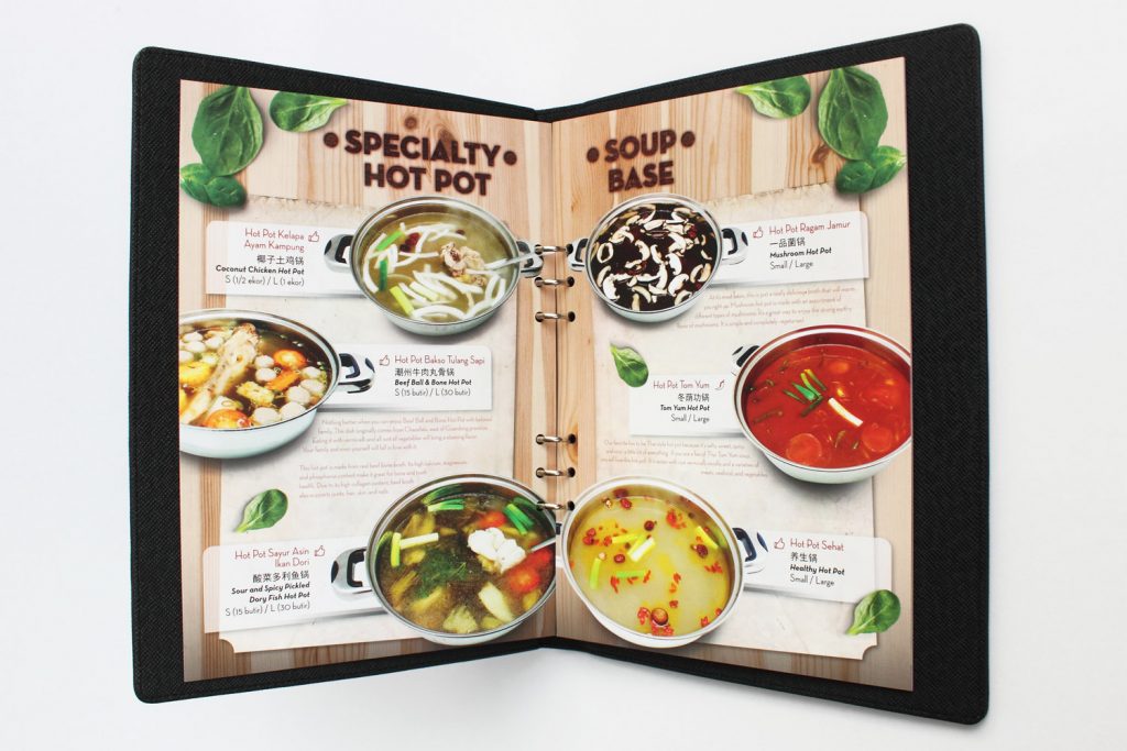 THỰC ĐƠN - MENUS - In ấn thiết kế trên mọi chất liệu